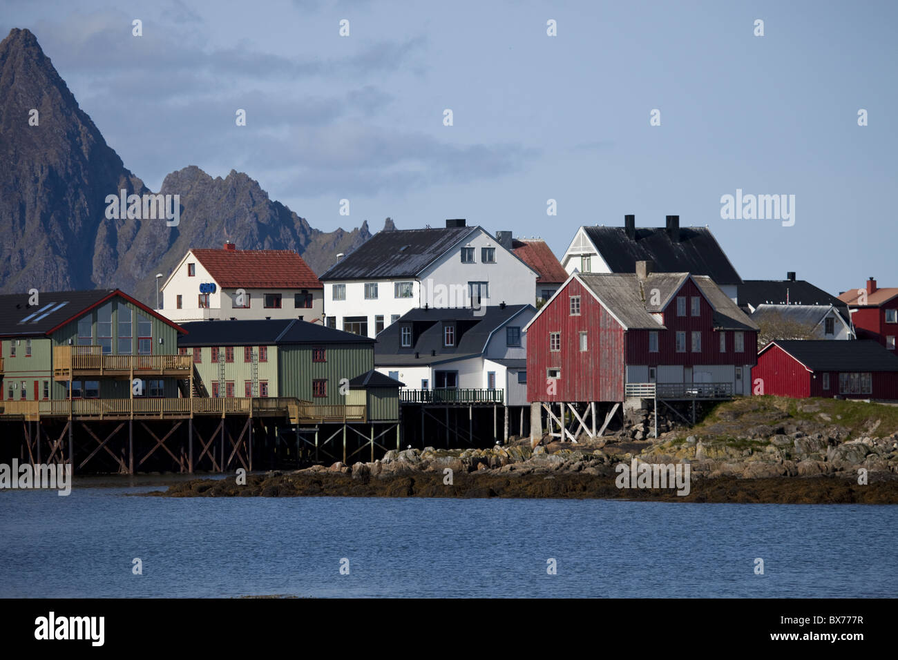 Andenes village, Andoya island, Vesteralen archipelago, Troms Nordland ...