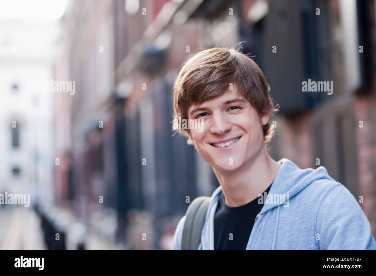 Portrait of young male outside Stock Photo - Alamy