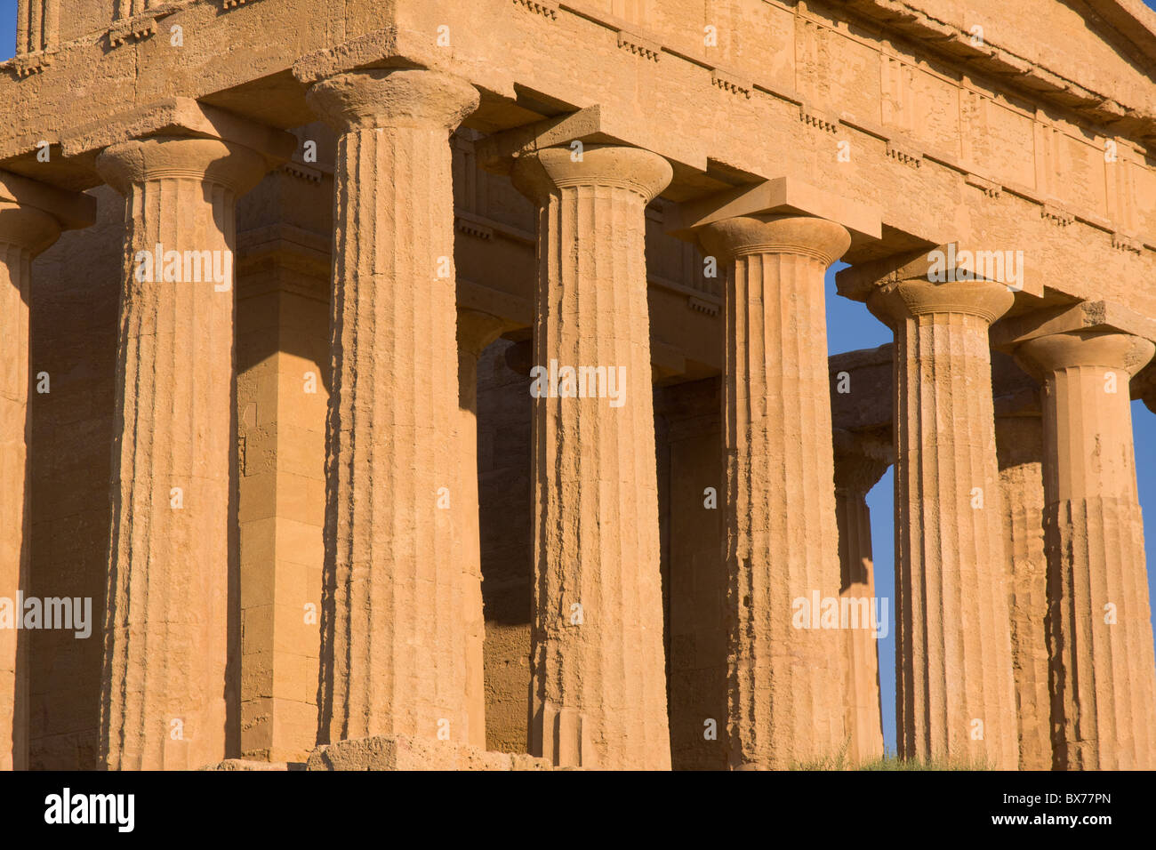 greek temple at the sunset Stock Photo - Alamy