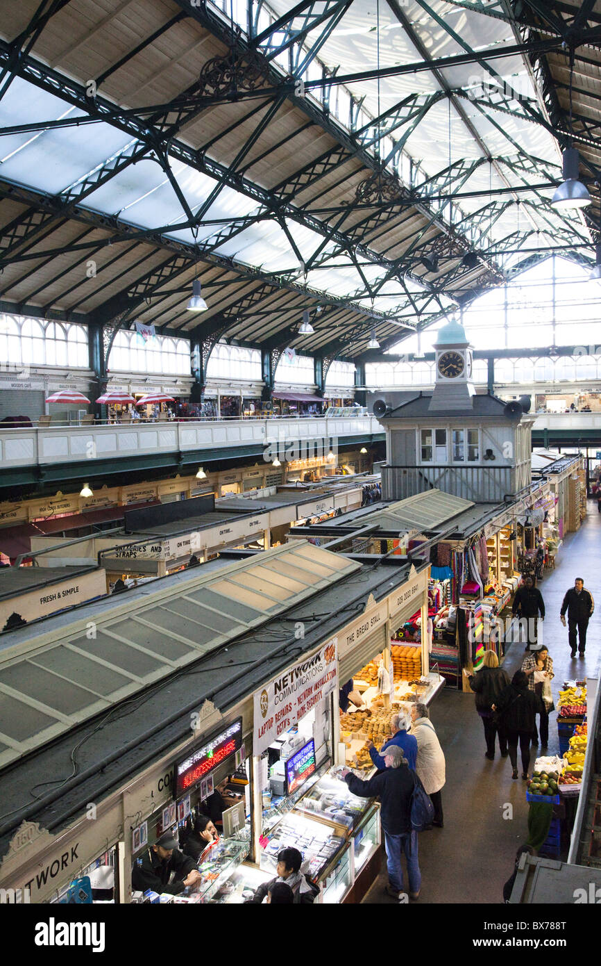 Cardiff Central Market, a Victorian-era structure built in 1891 ...