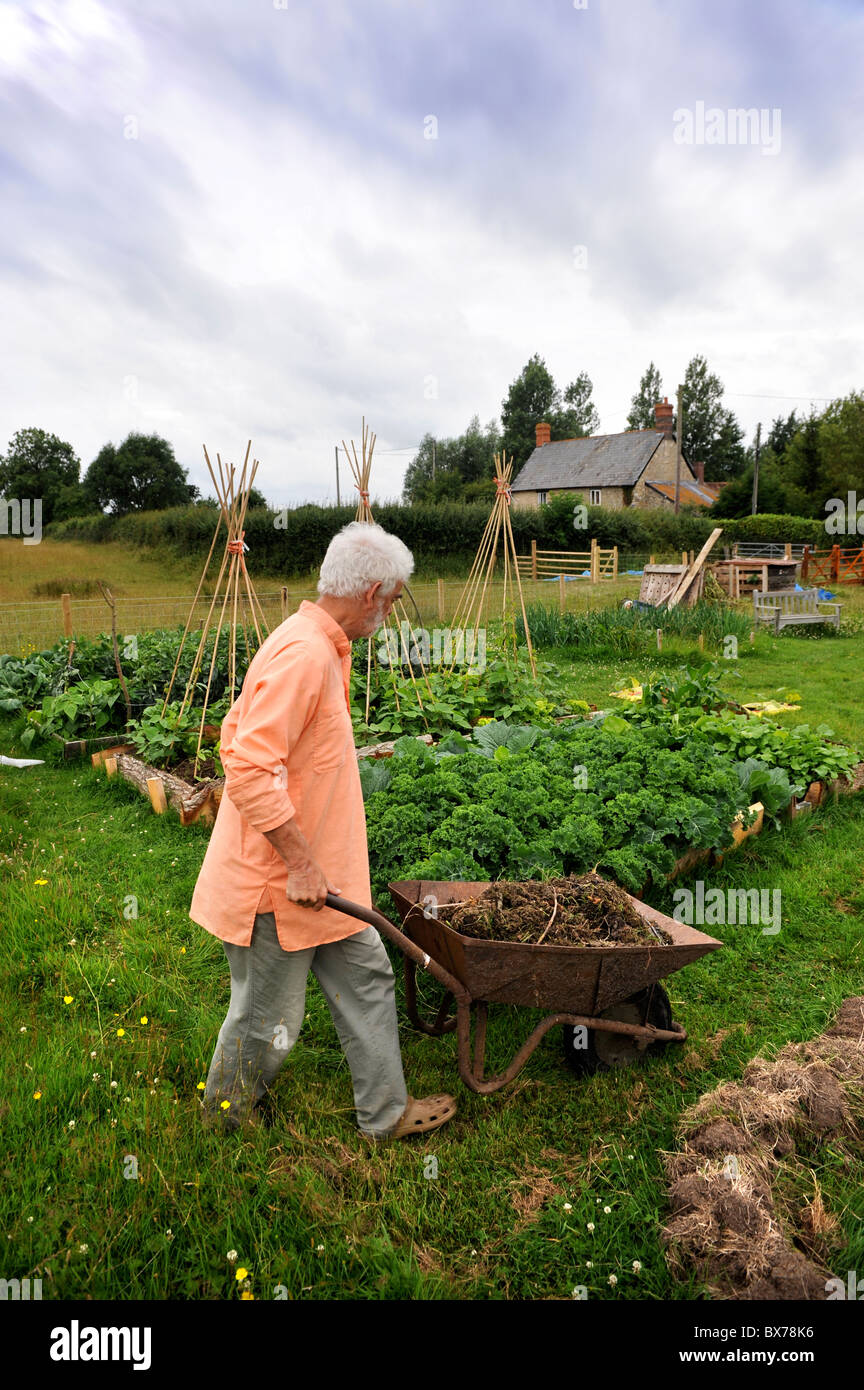 The market garden at the co-housing community at Cole Street Farm near ...