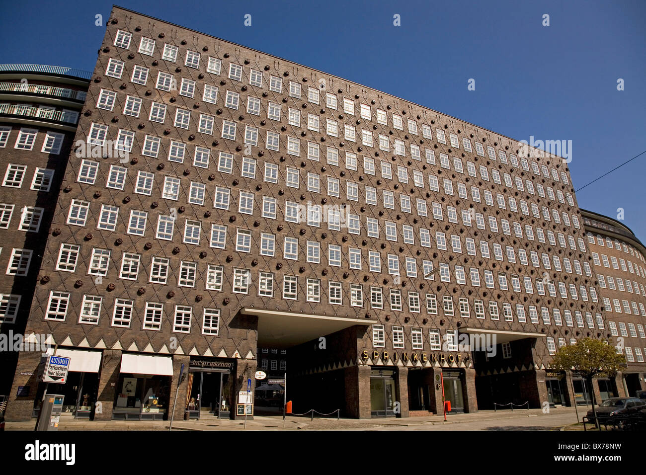 The Sprinkenhof, one of the brick Kontorhaeuser (Counting Houses ...