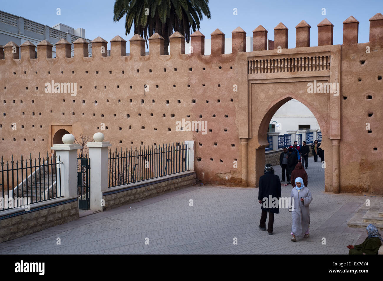 Gate of Bab el Kasba, Oujda, Oriental Region, Morocco, North Africa ...