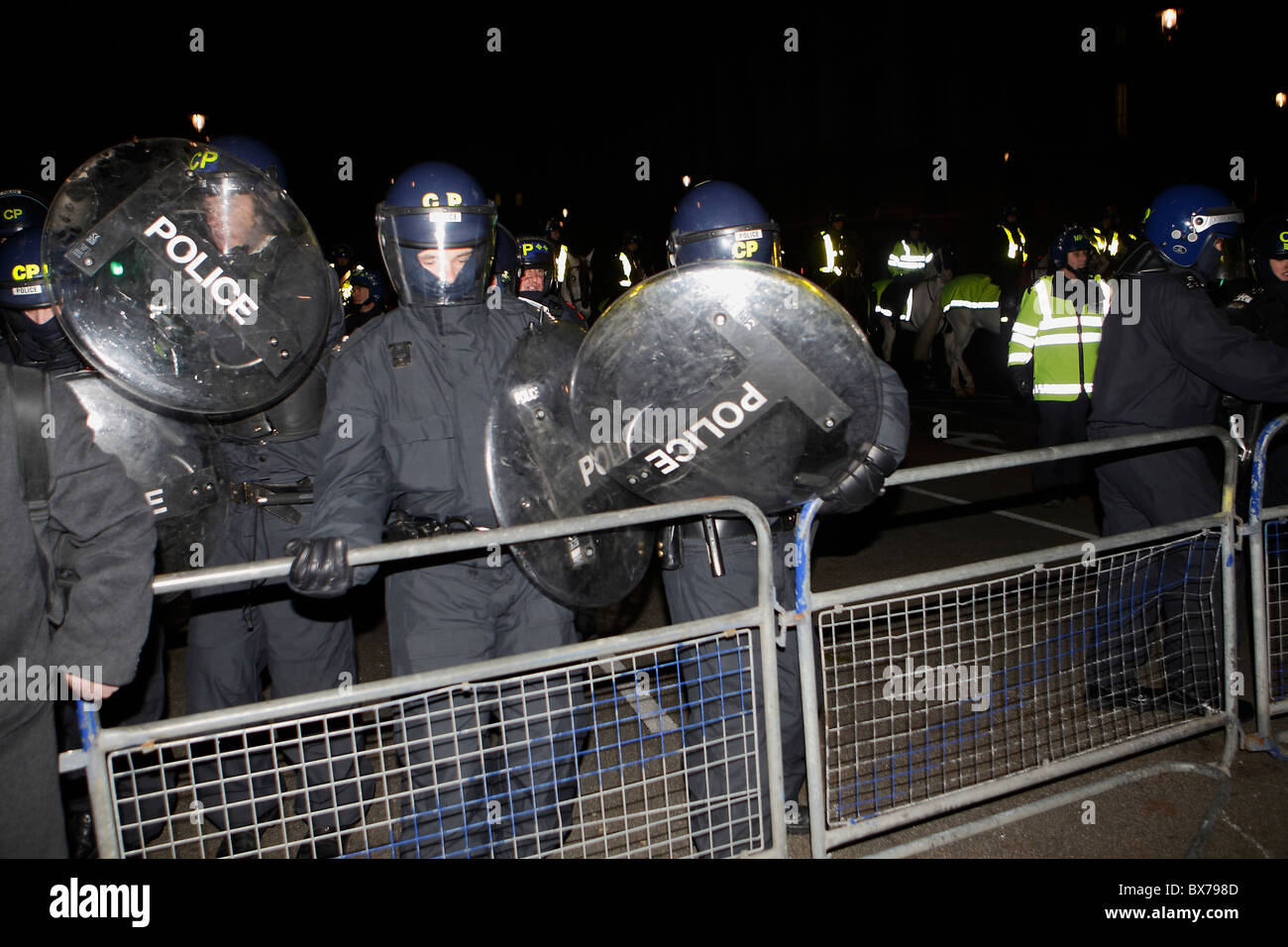 School riot hi-res stock photography and images - Alamy