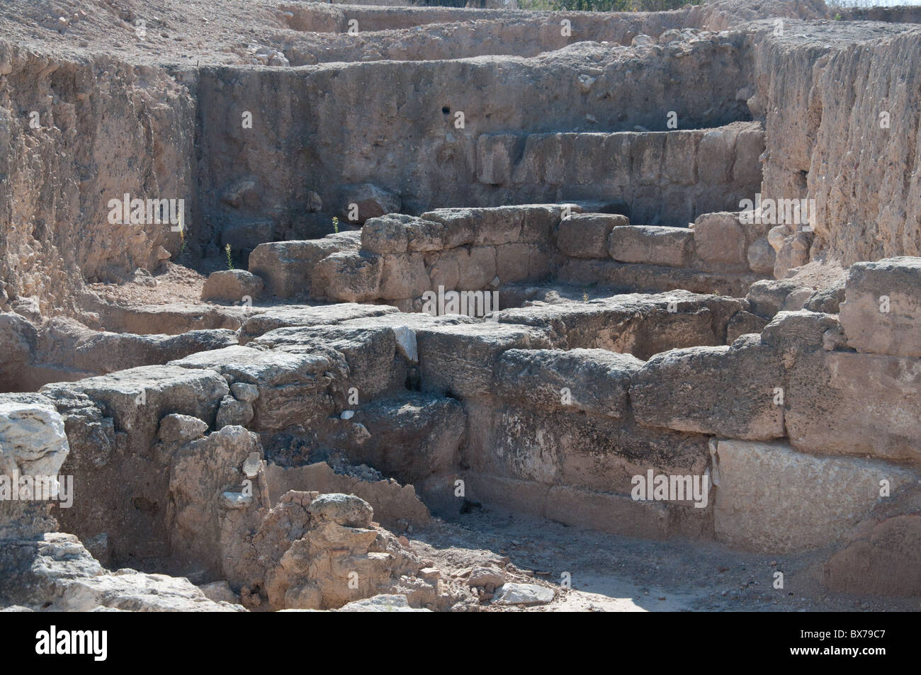 The historical ruins of Sepphoris Stock Photo - Alamy