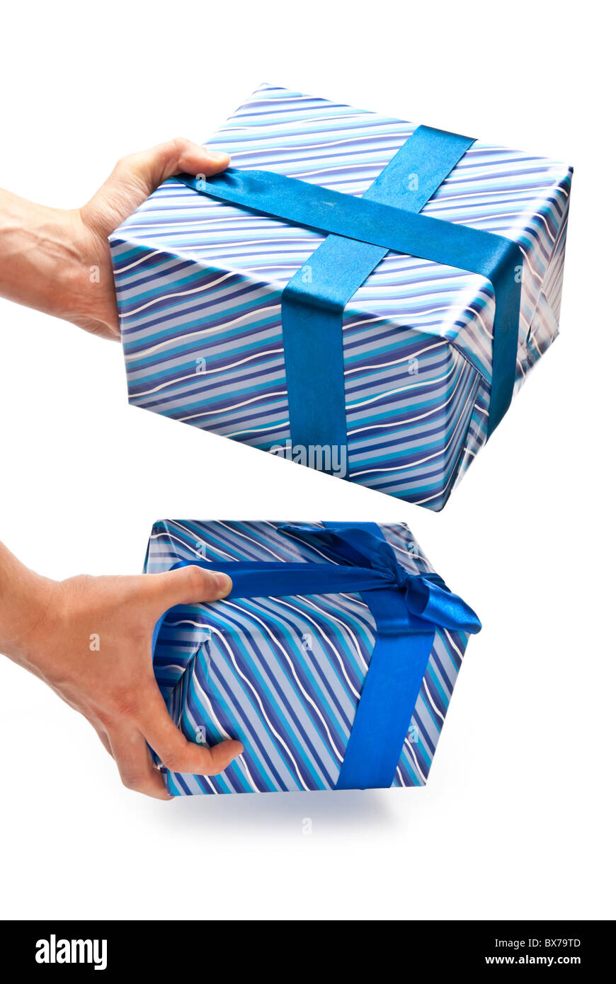 Image christmas gifts in Cut Out Stock Images & Pictures - Alamy