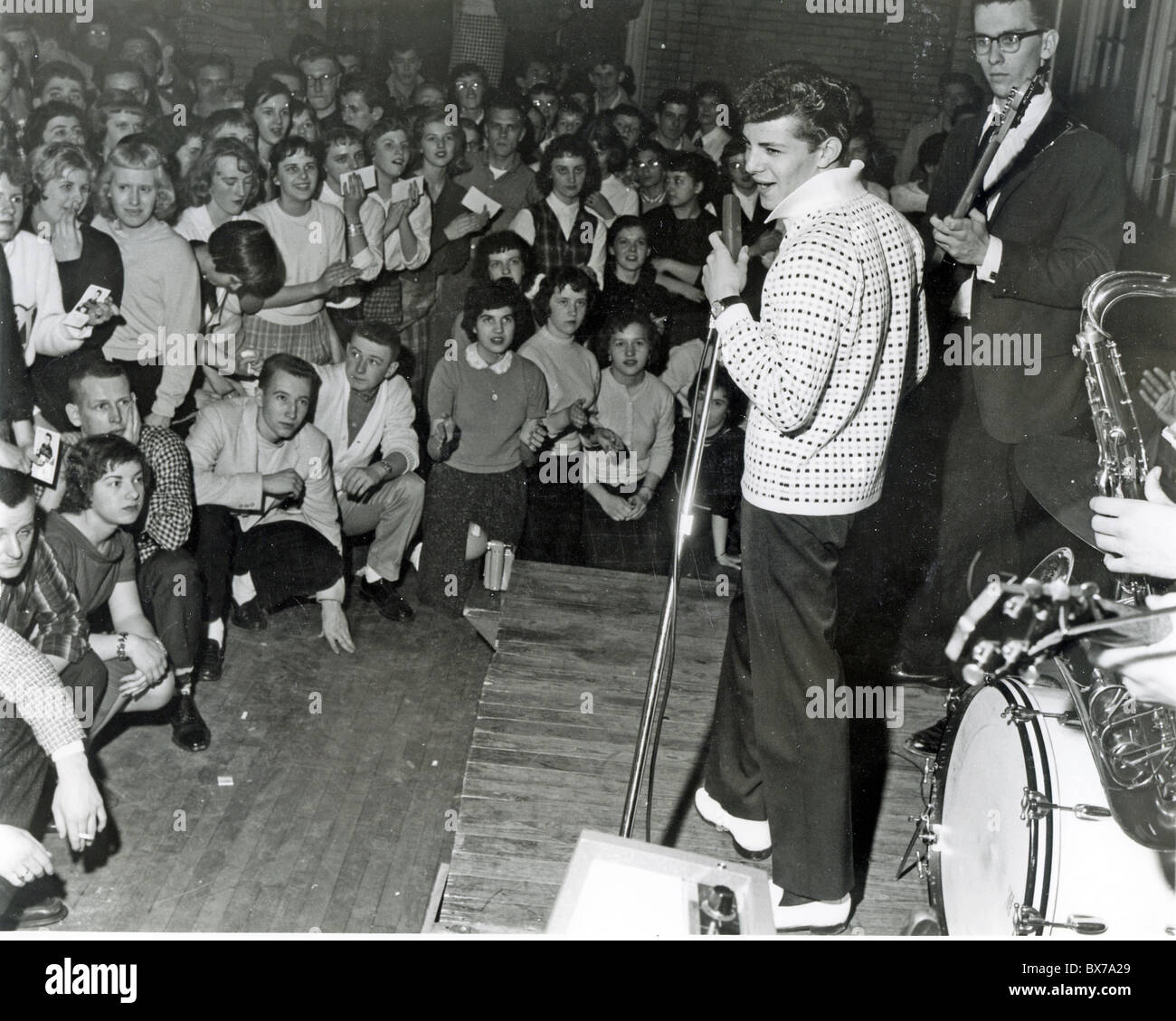 FRANKIE AVALON US pop singer about 1958 Stock Photo - Alamy
