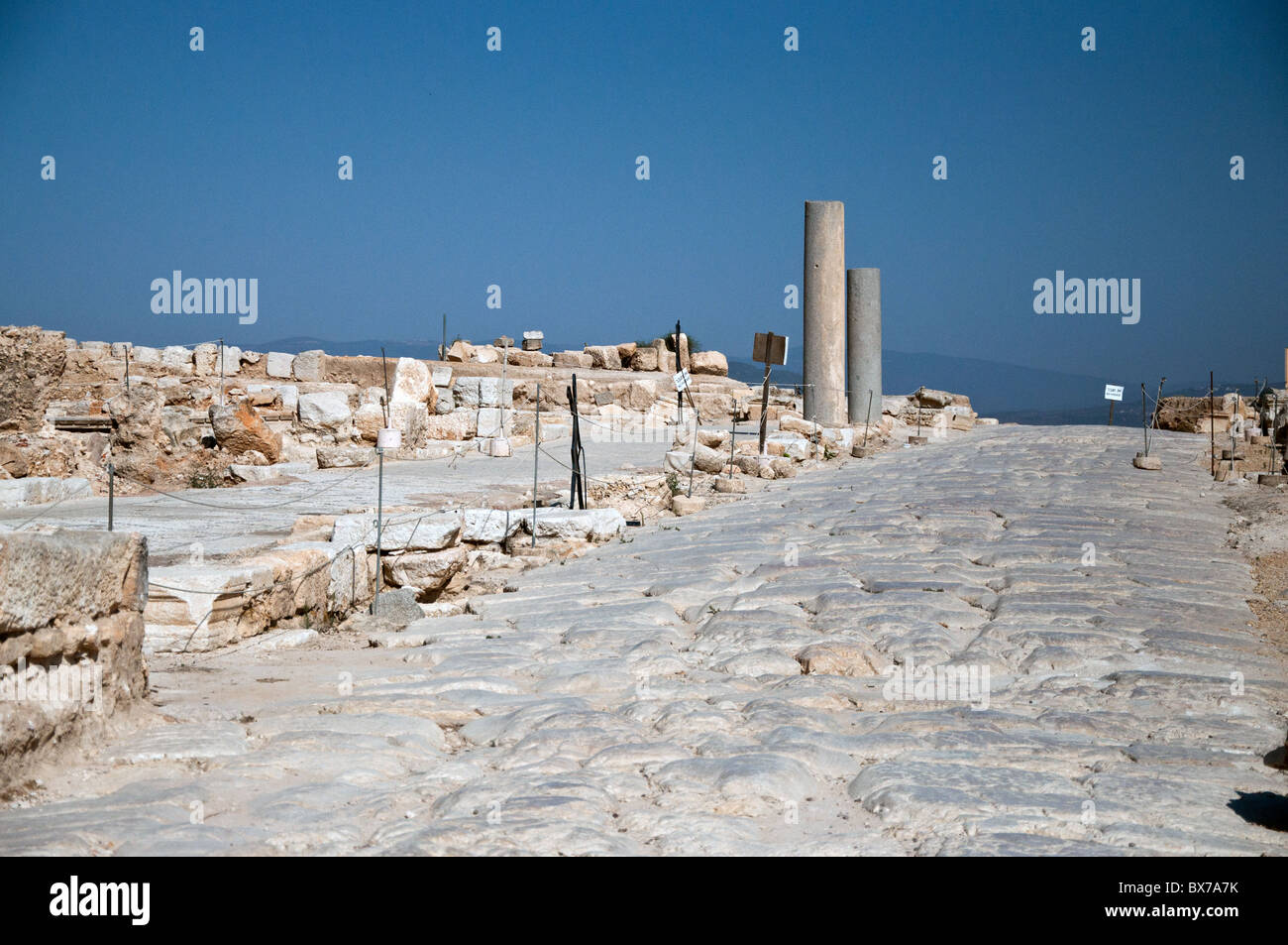 The ancient roadway Stock Photo - Alamy