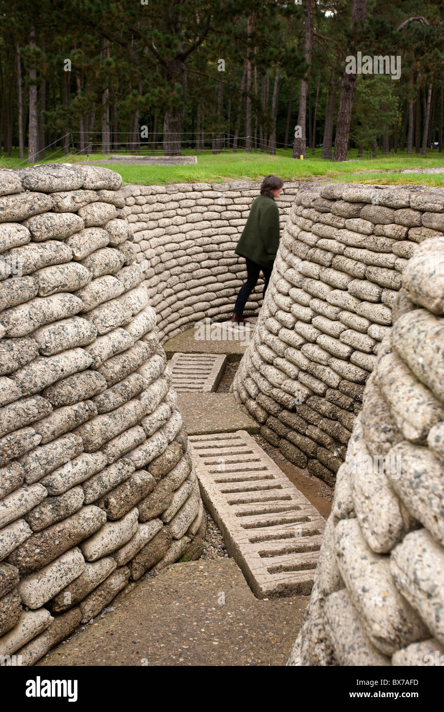 Trenches at Vimy Ridge Stock Photo - Alamy
