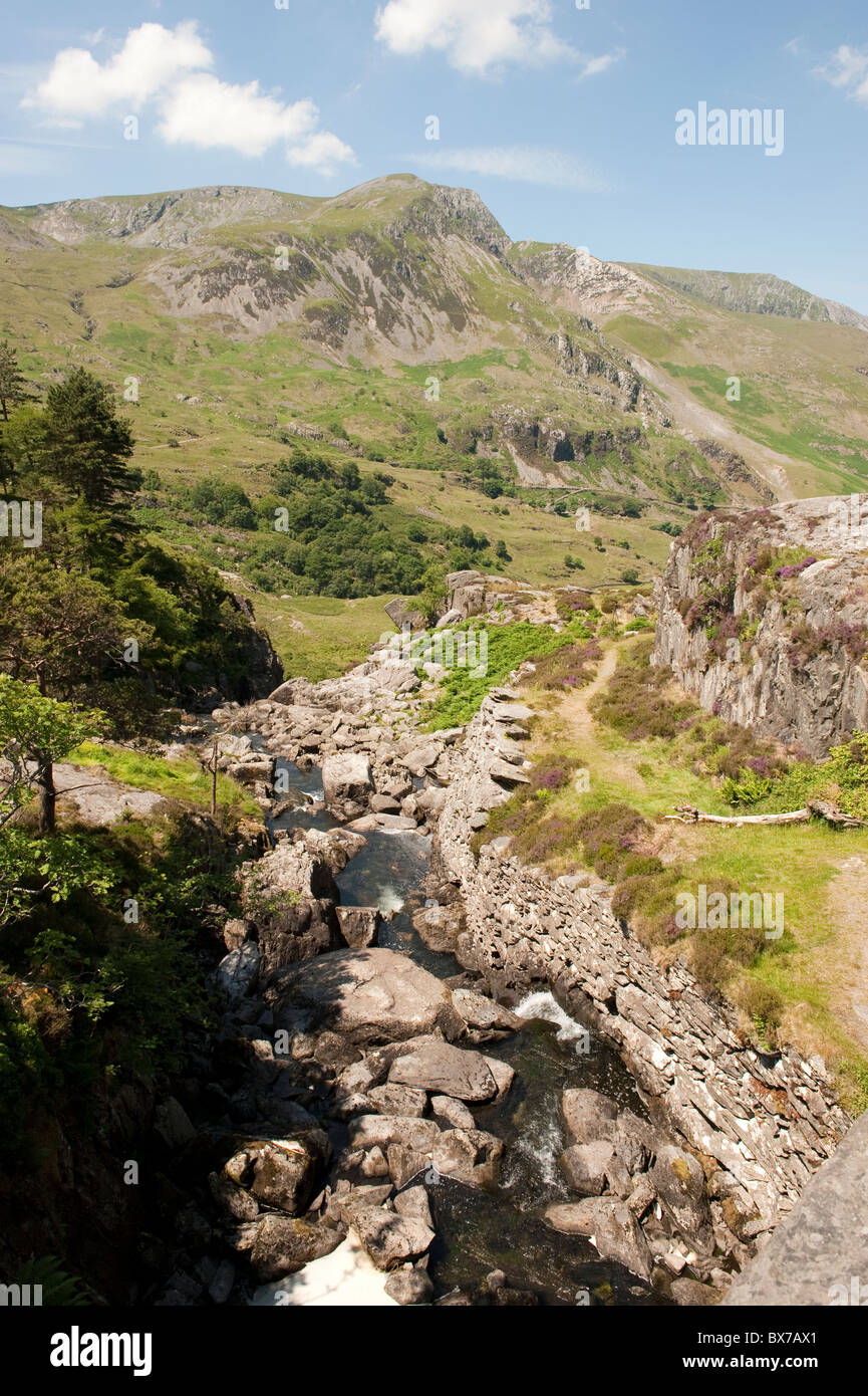 Rocky Mountain side Stream in Snowdonia Ogwen Valley Stock Photo - Alamy