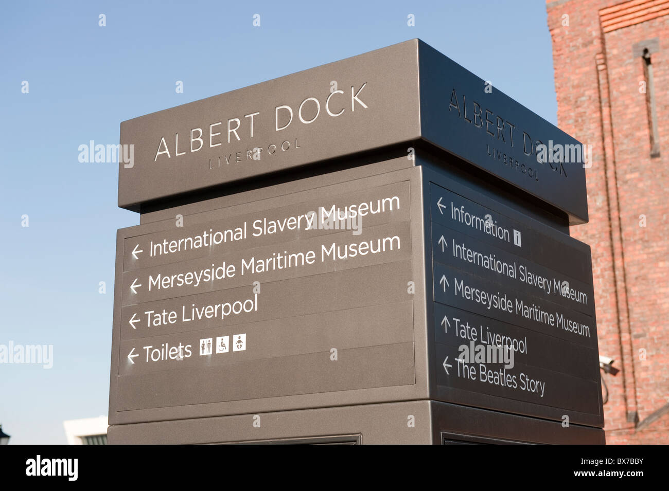 Albert Dock Liverpool Sign Stock Photo - Alamy