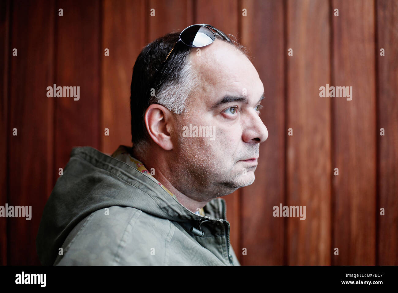 Czech producer, film director, and actor poses at his home in Prague ...