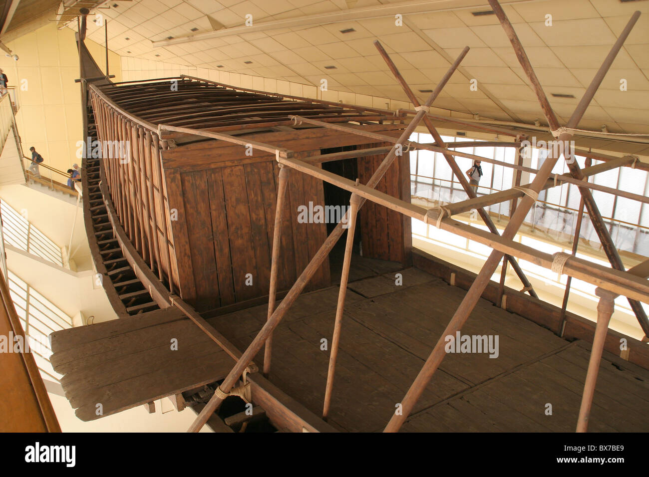 Solar boat museum at Giza, Cairo Egypt Stock Photo - Alamy