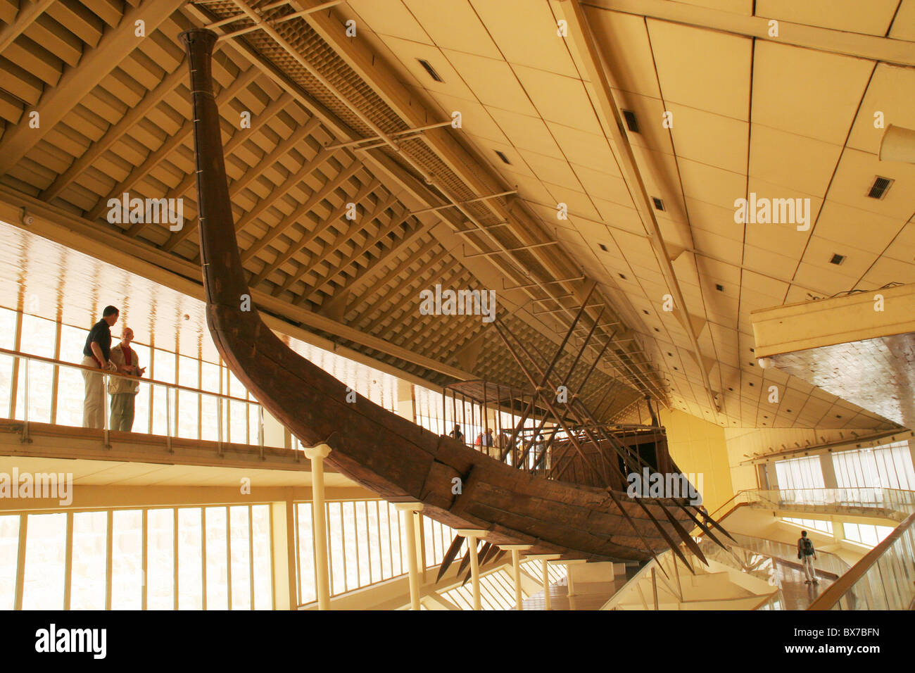 Solar boat museum at Giza, Cairo Egypt Stock Photo - Alamy