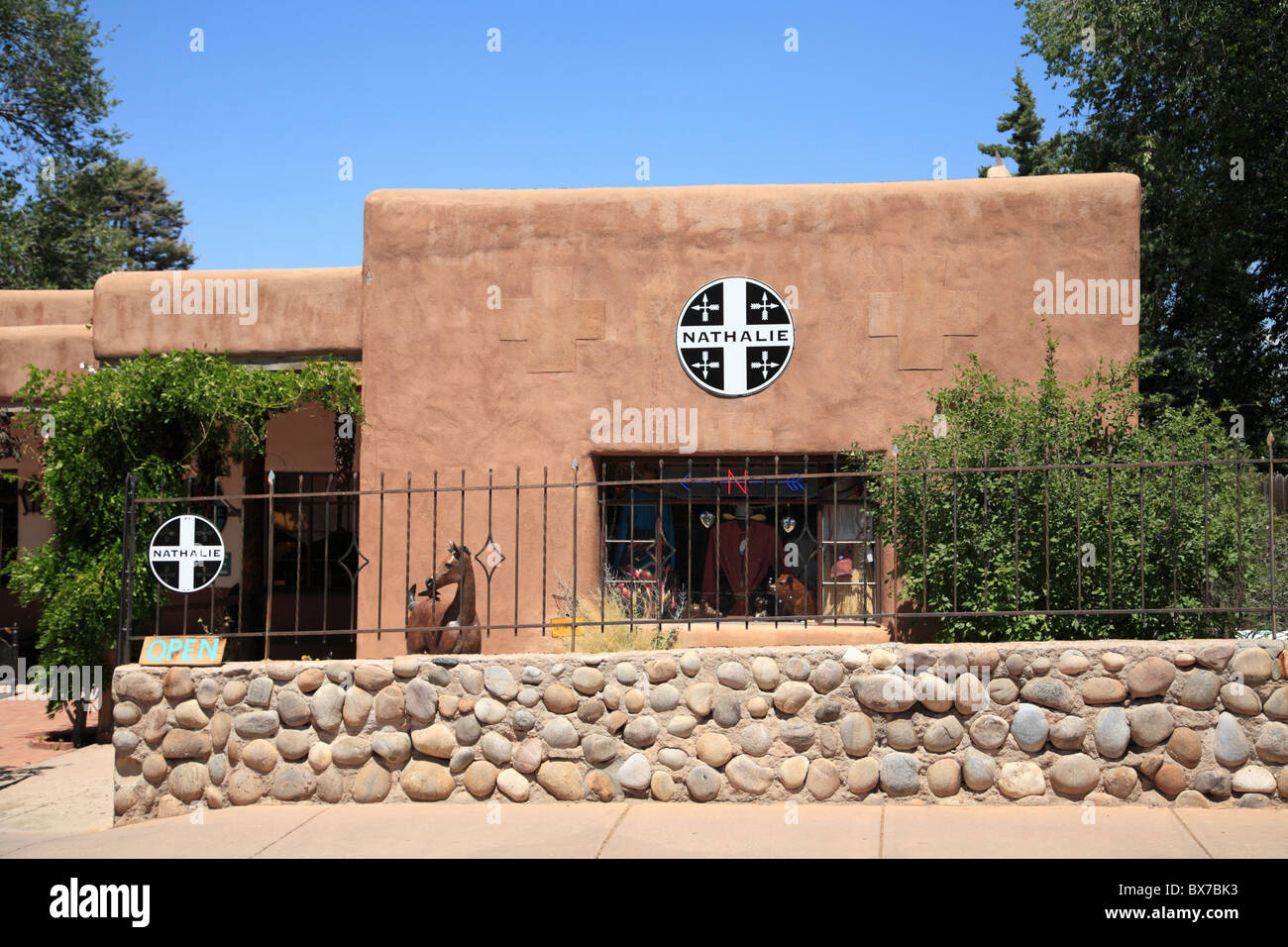 Santa Fe New Mexico Canyon Road High Resolution Stock Photography and ...