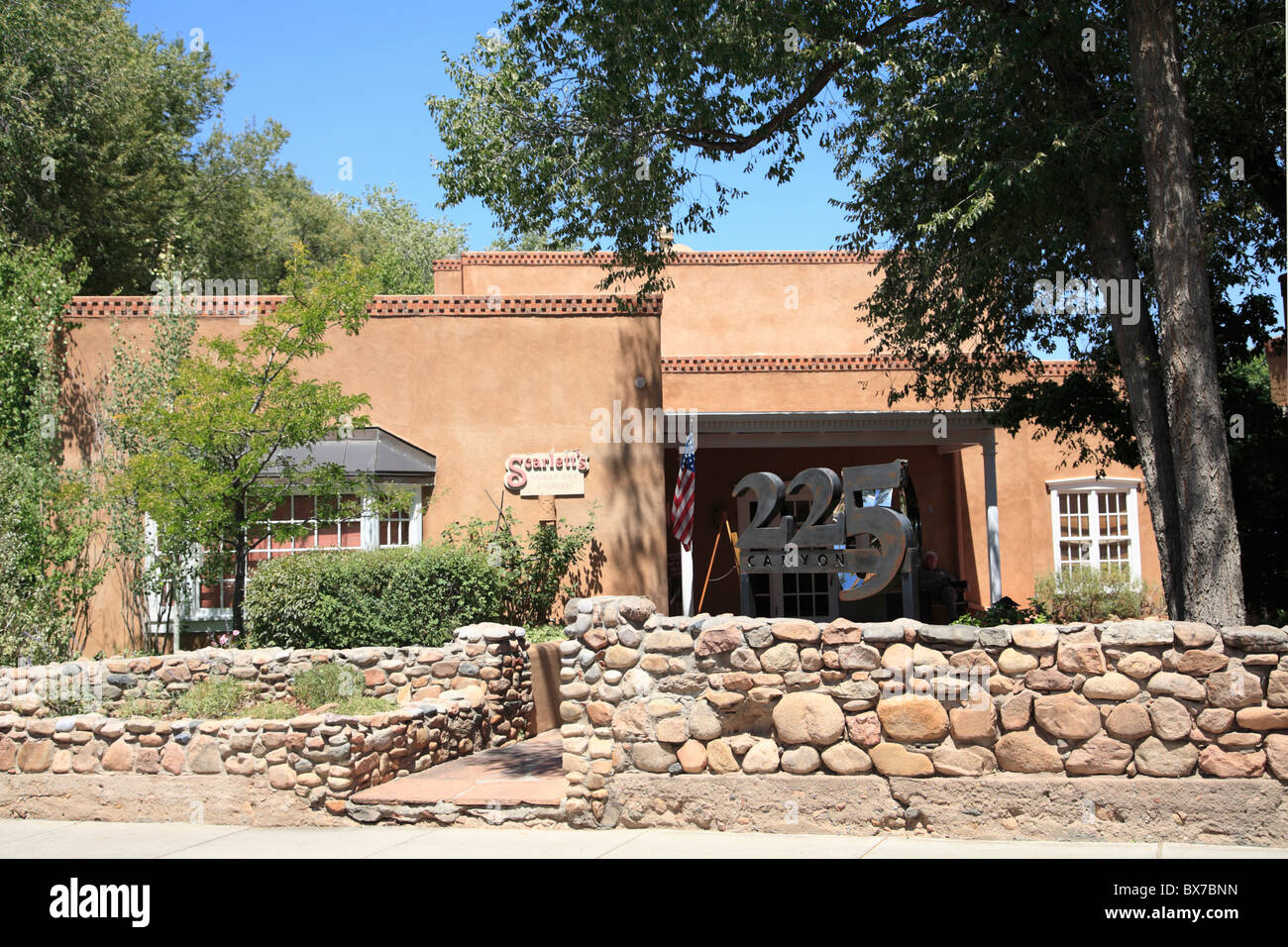 Santa Fe New Mexico Canyon Road Stock Photos & Santa Fe New Mexico ...