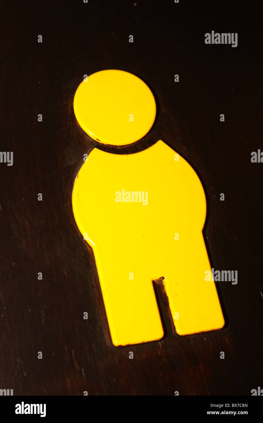 Logo Male Toilet Sign