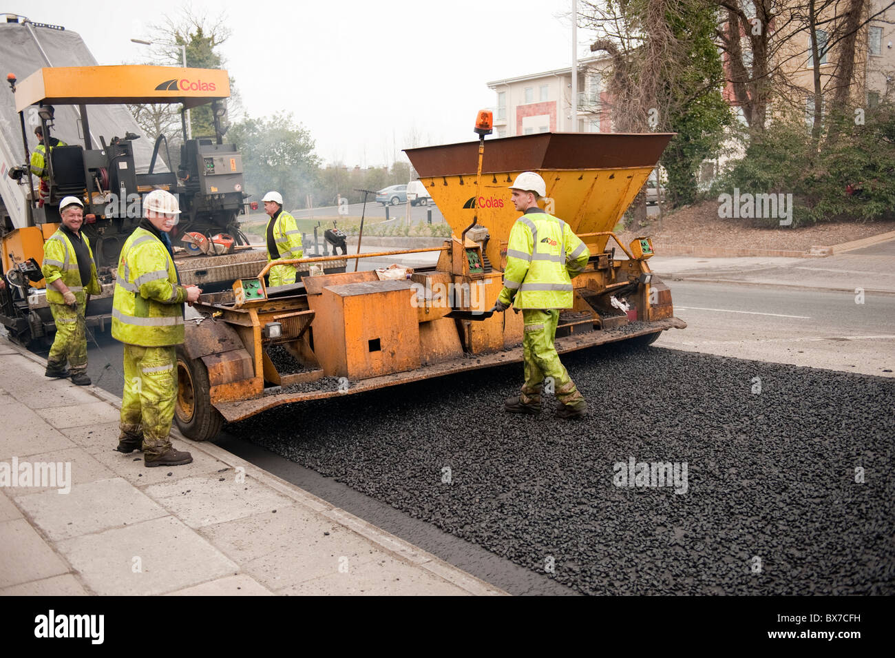 Road surfacing machine hi-res stock photography and images - Alamy