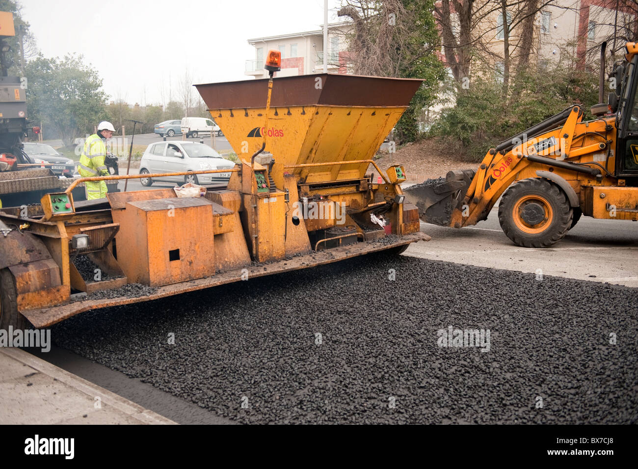 Road surfacing hi-res stock photography and images - Alamy
