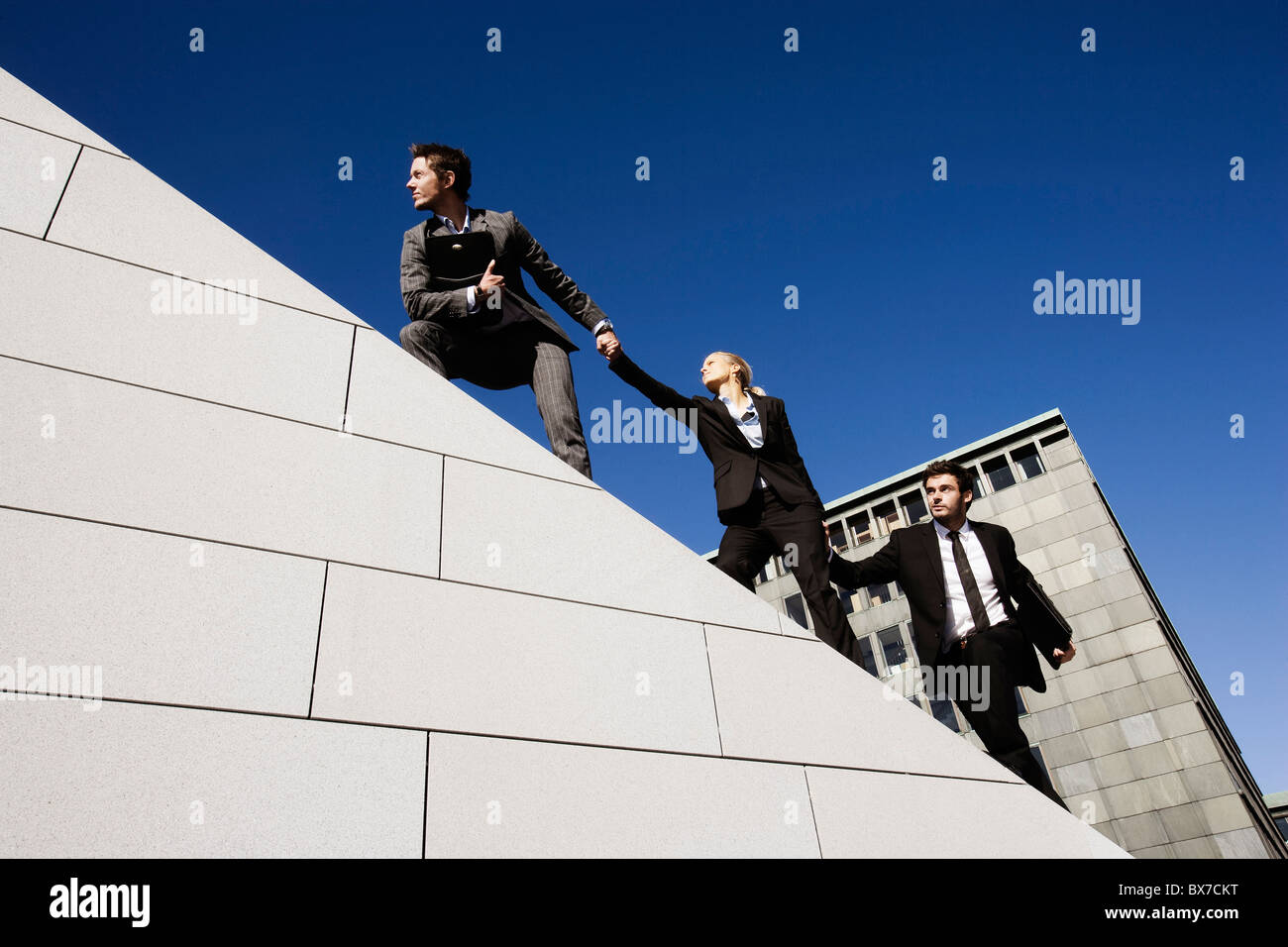 People roof hi-res stock photography and images - Alamy