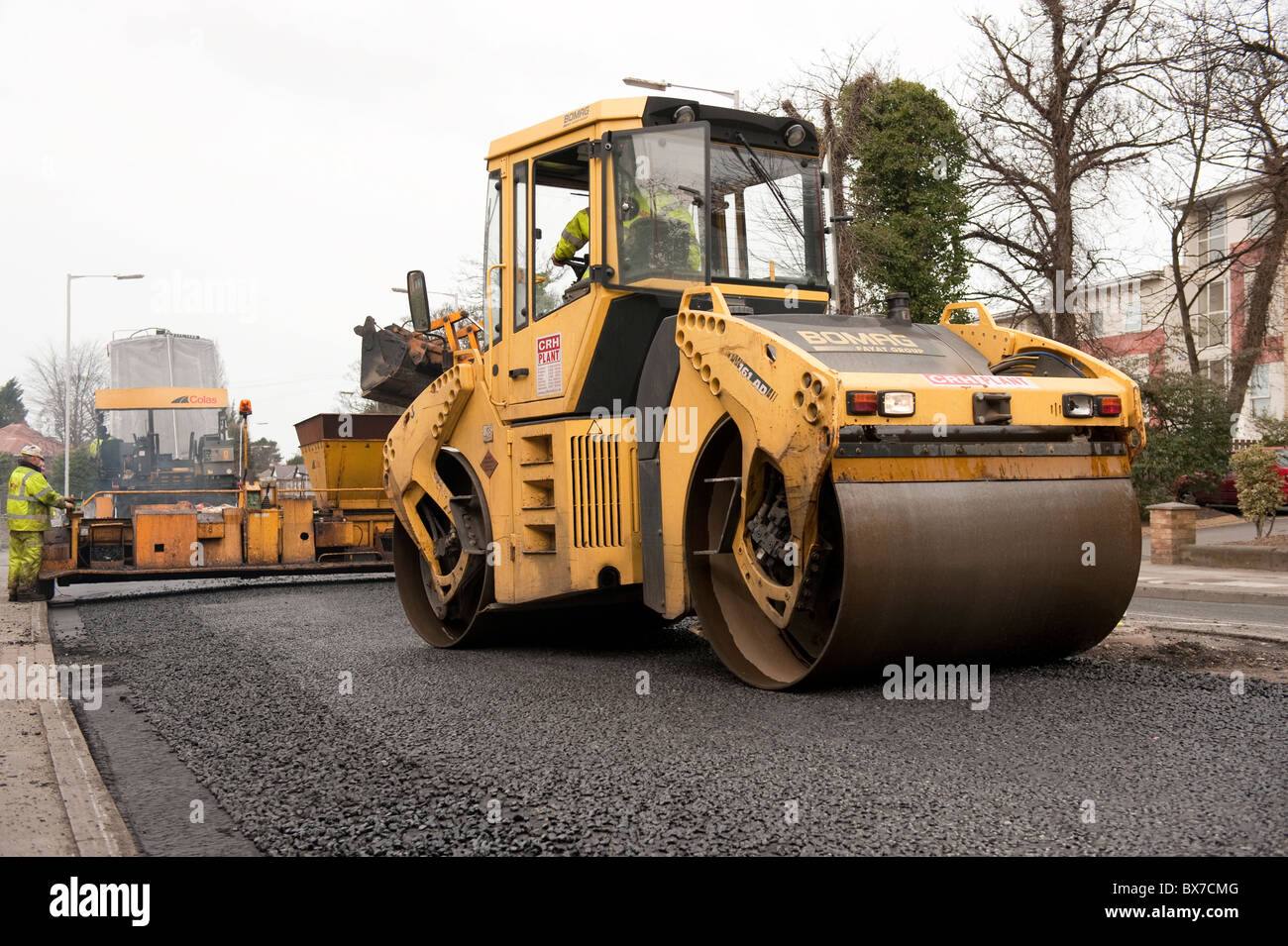 Tarmac roller hi-res stock photography and images - Alamy
