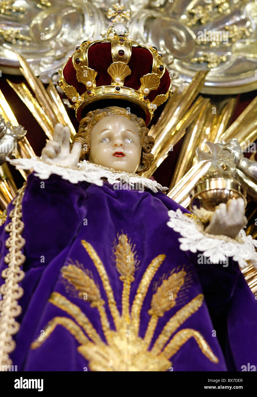 Statue infant jesus prague in hi-res stock photography and images - Alamy