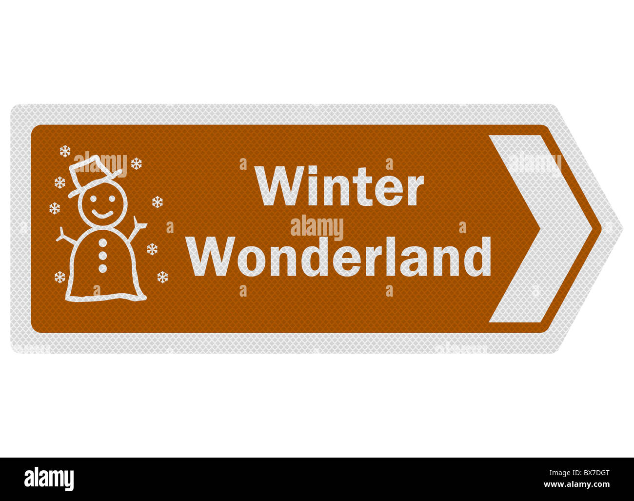 Tourist information series: photo-realistic metallic, reflective ...