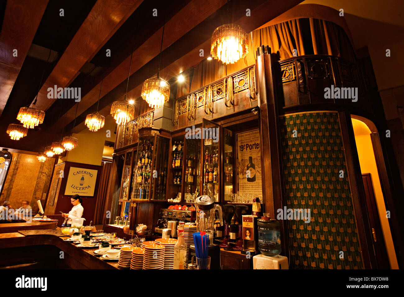 Lucerna palace, cinema Stock Photo - Alamy