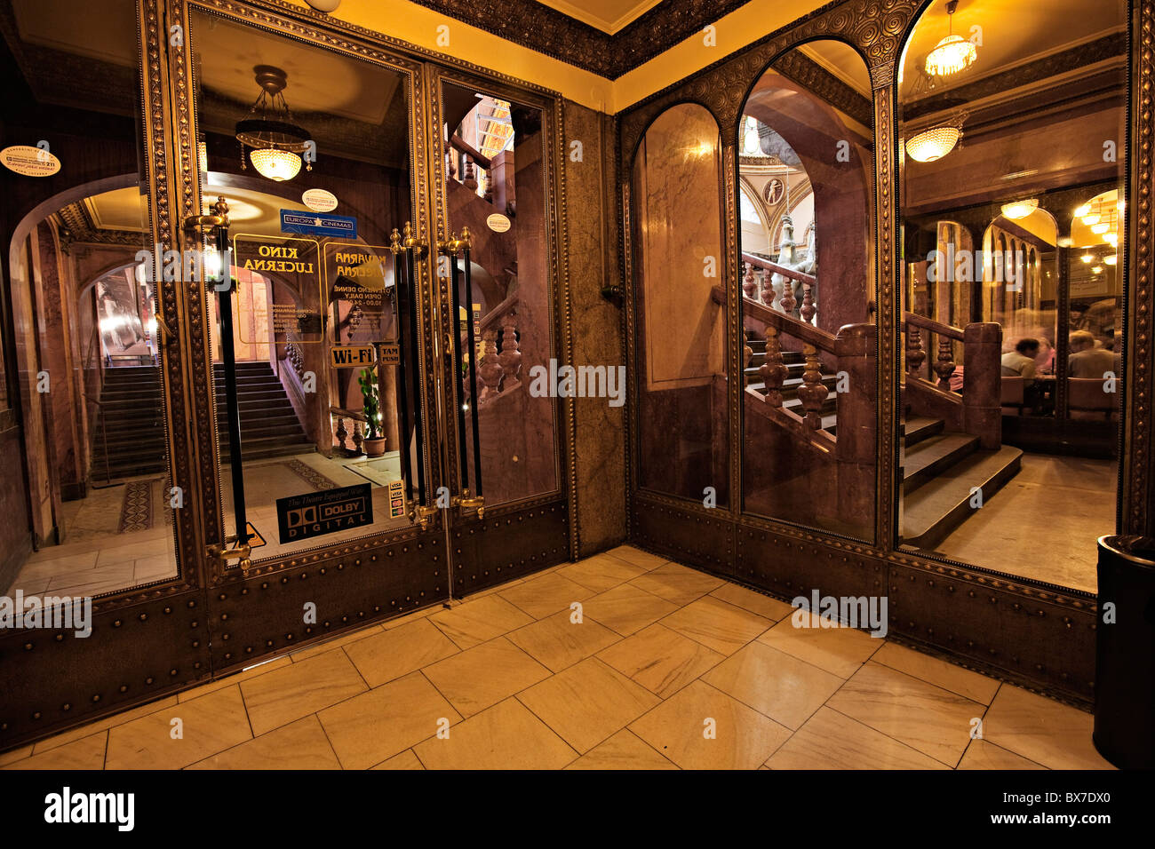 Lucerna palace, cinema Stock Photo - Alamy