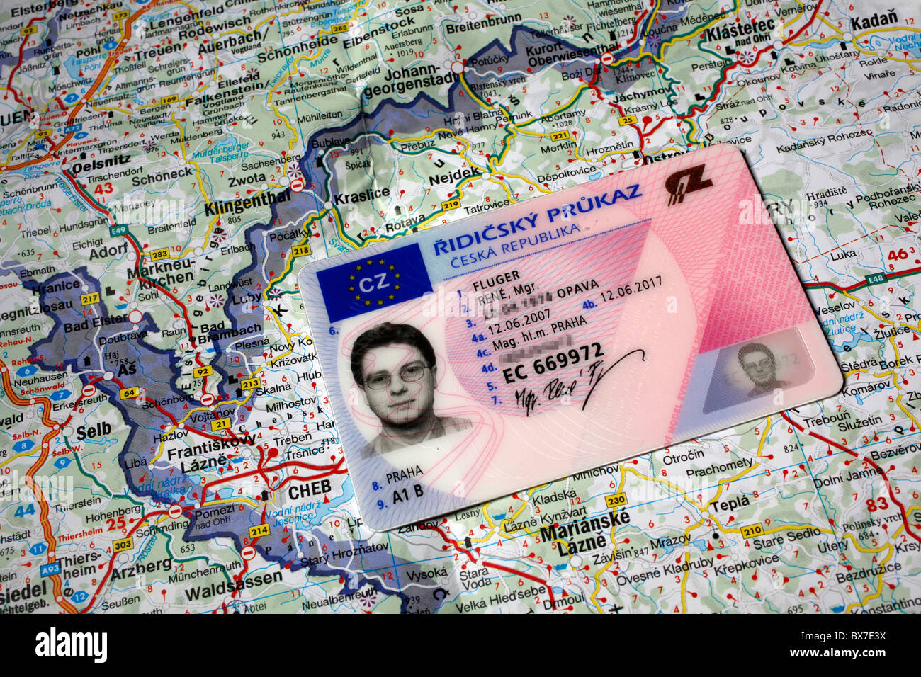 Czech driving license hi-res stock photography and images - Alamy