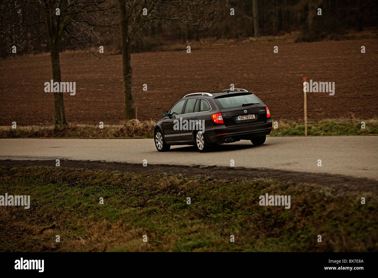 Skoda Superb Combi car Stock Photo - Alamy
