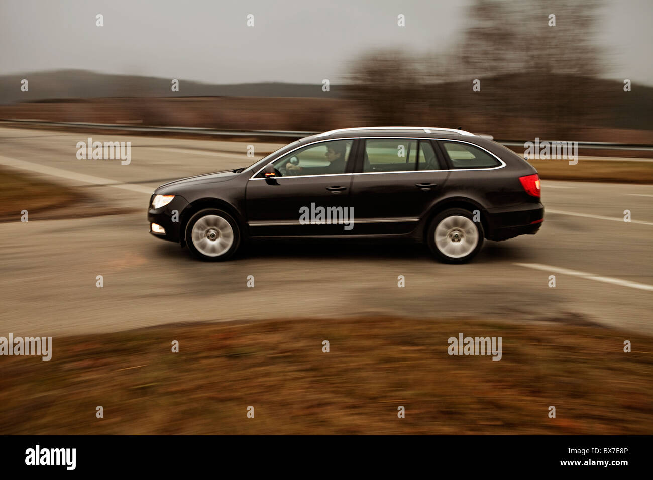 Skoda Superb Combi car Stock Photo - Alamy