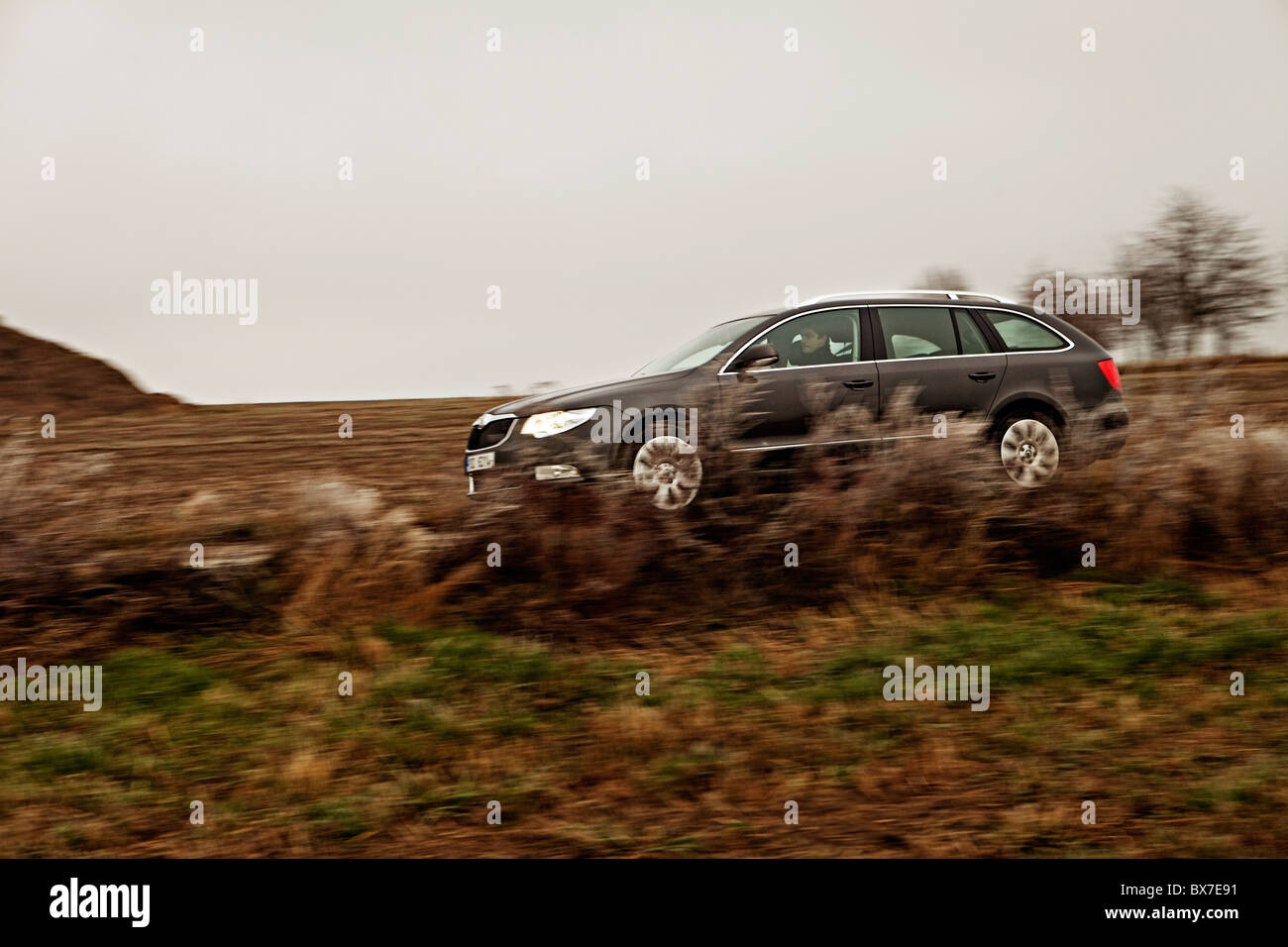 Skoda Superb Combi car Stock Photo - Alamy