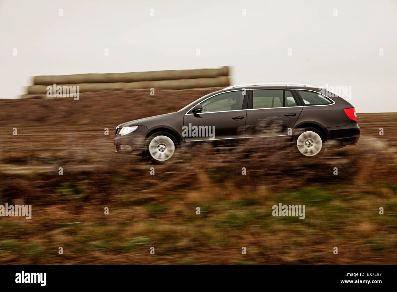 Skoda Superb Combi car Stock Photo - Alamy
