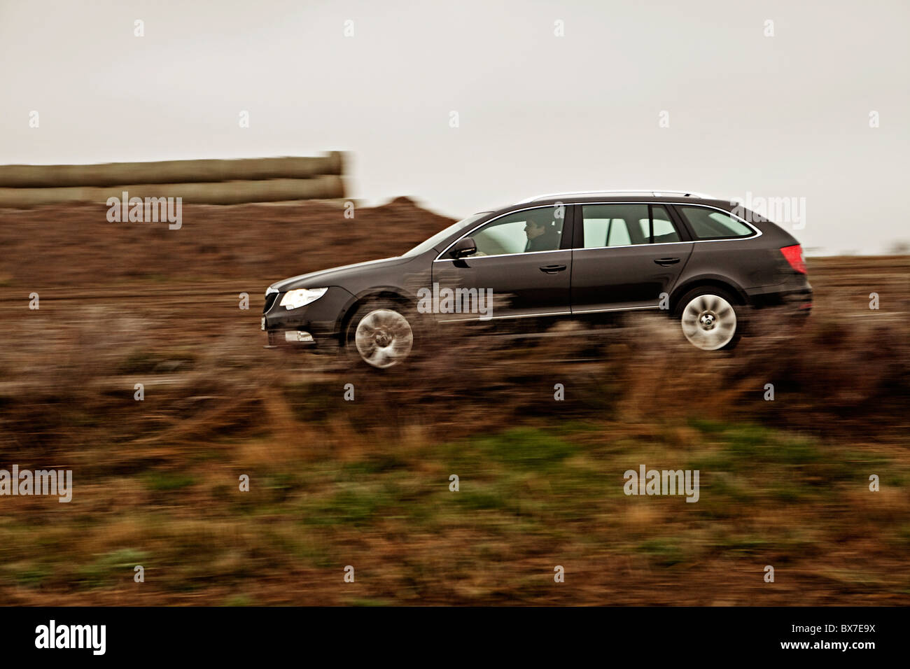 Skoda Superb Combi car Stock Photo - Alamy