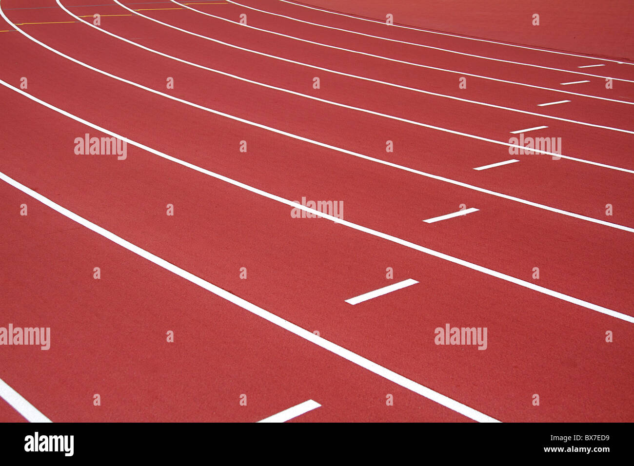 Close up of a synthetic rubber track Stock Photo - Alamy