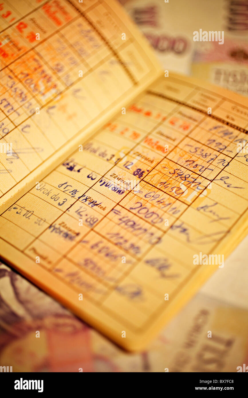 Bankbook hi-res stock photography and images - Alamy