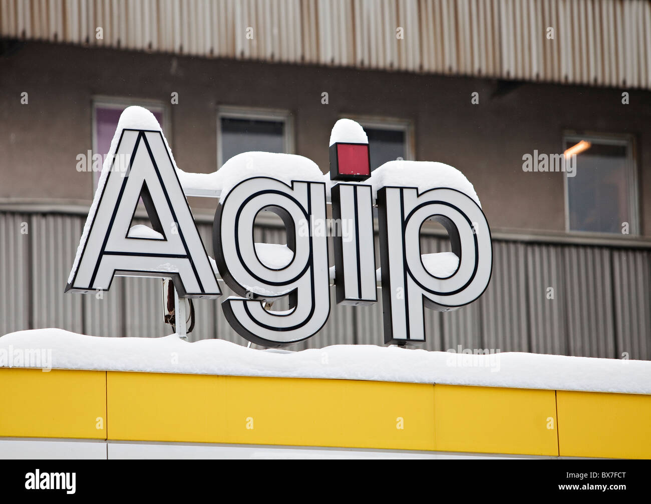 Agip gas station in Prague, Czech Republic. (CTK Photo/Martin Sterba ...