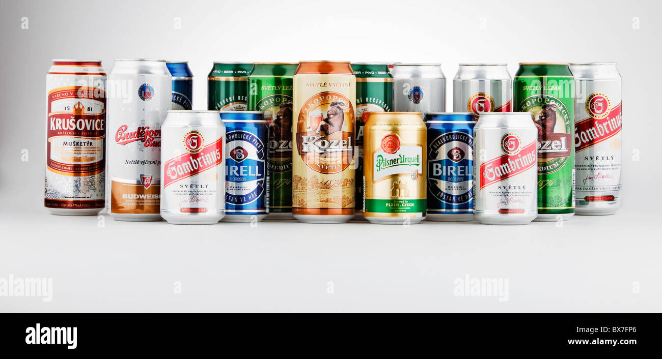 Cans of czech beers hi-res stock photography and images - Alamy