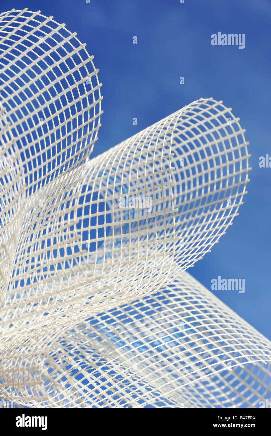 Detail of glass-fiber mesh – reinforcing material for insulation Stock ...