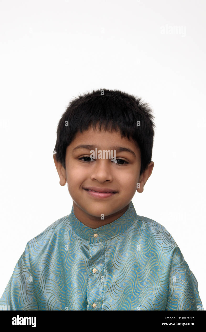 An handsome young Indian child smiling for you Stock Photo - Alamy
