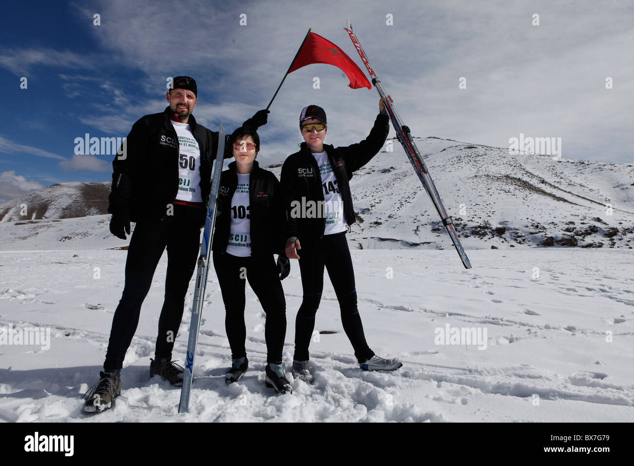 Oukaimeden, ski center in Morocco Stock Photo - Alamy