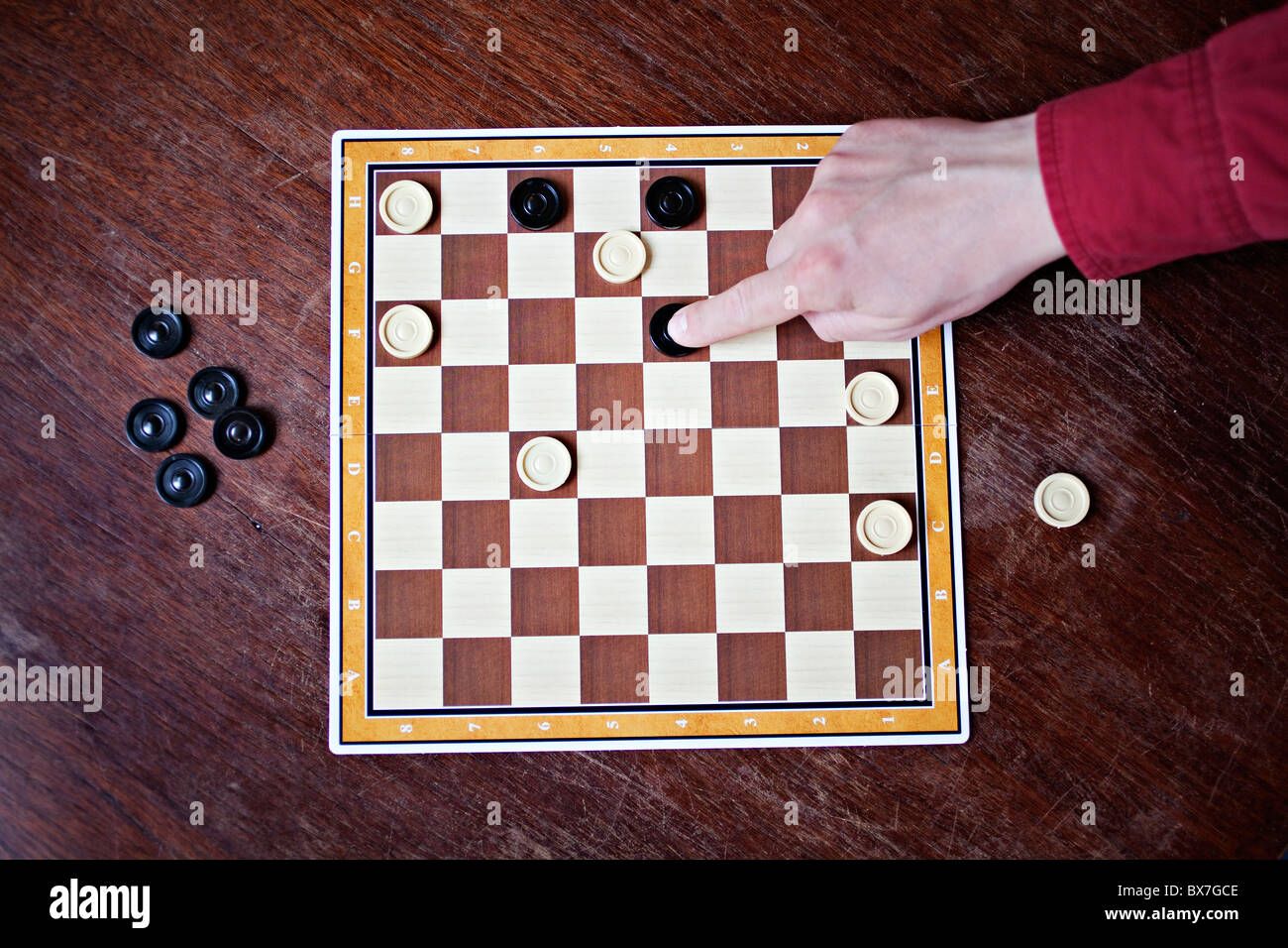 Game of draughts hi-res stock photography and images - Alamy