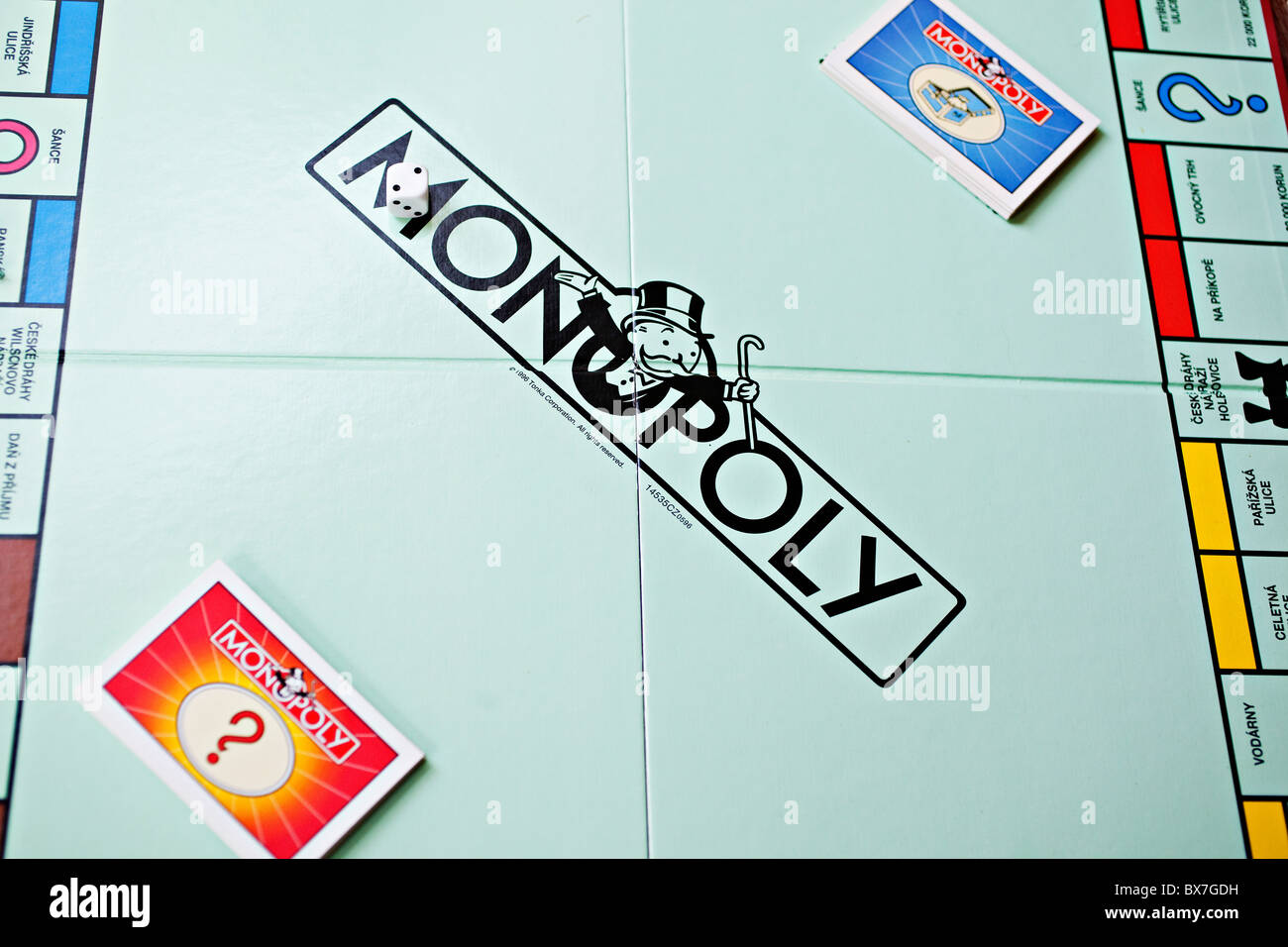 Monopoly, table (round) game Stock Photo - Alamy