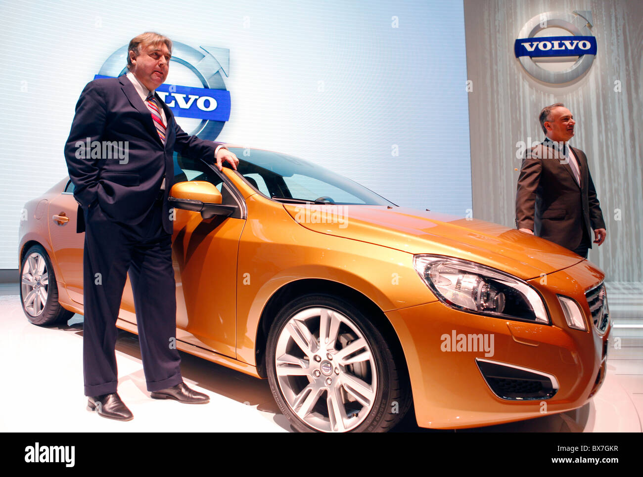 Volvo CEO, President, Stephen Odell, Peter Horbury, Design Director ...