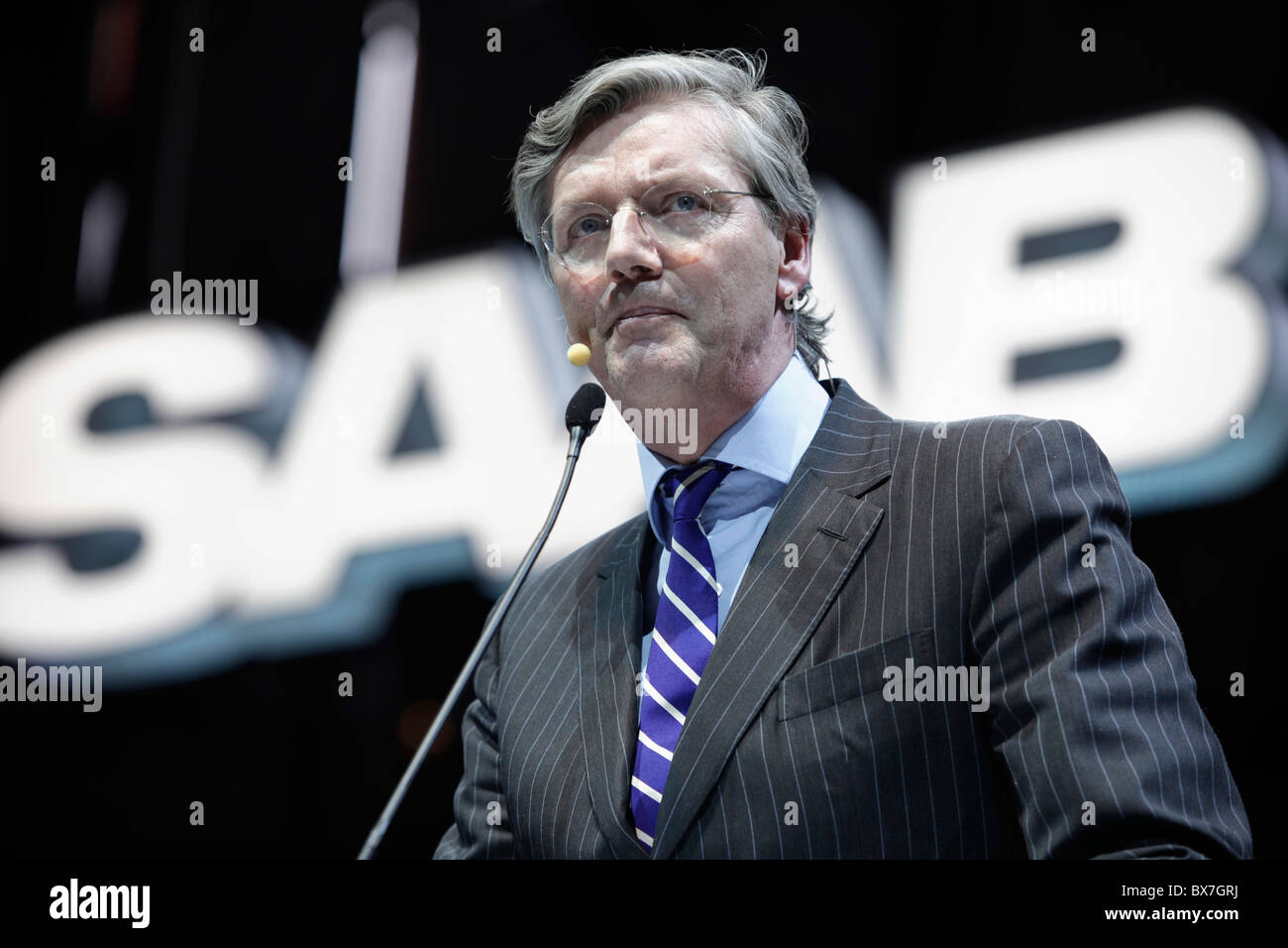 Spyker CEO, Victor Muller, Saab Stock Photo - Alamy