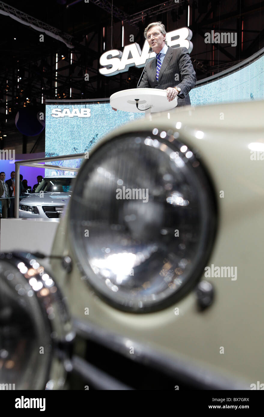 Spyker CEO, Victor Muller, Saab Stock Photo - Alamy