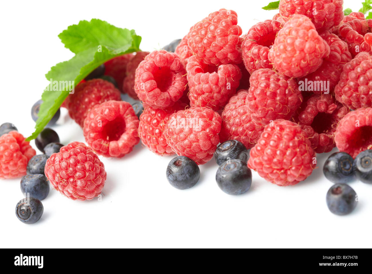 berries on white background Stock Photo - Alamy