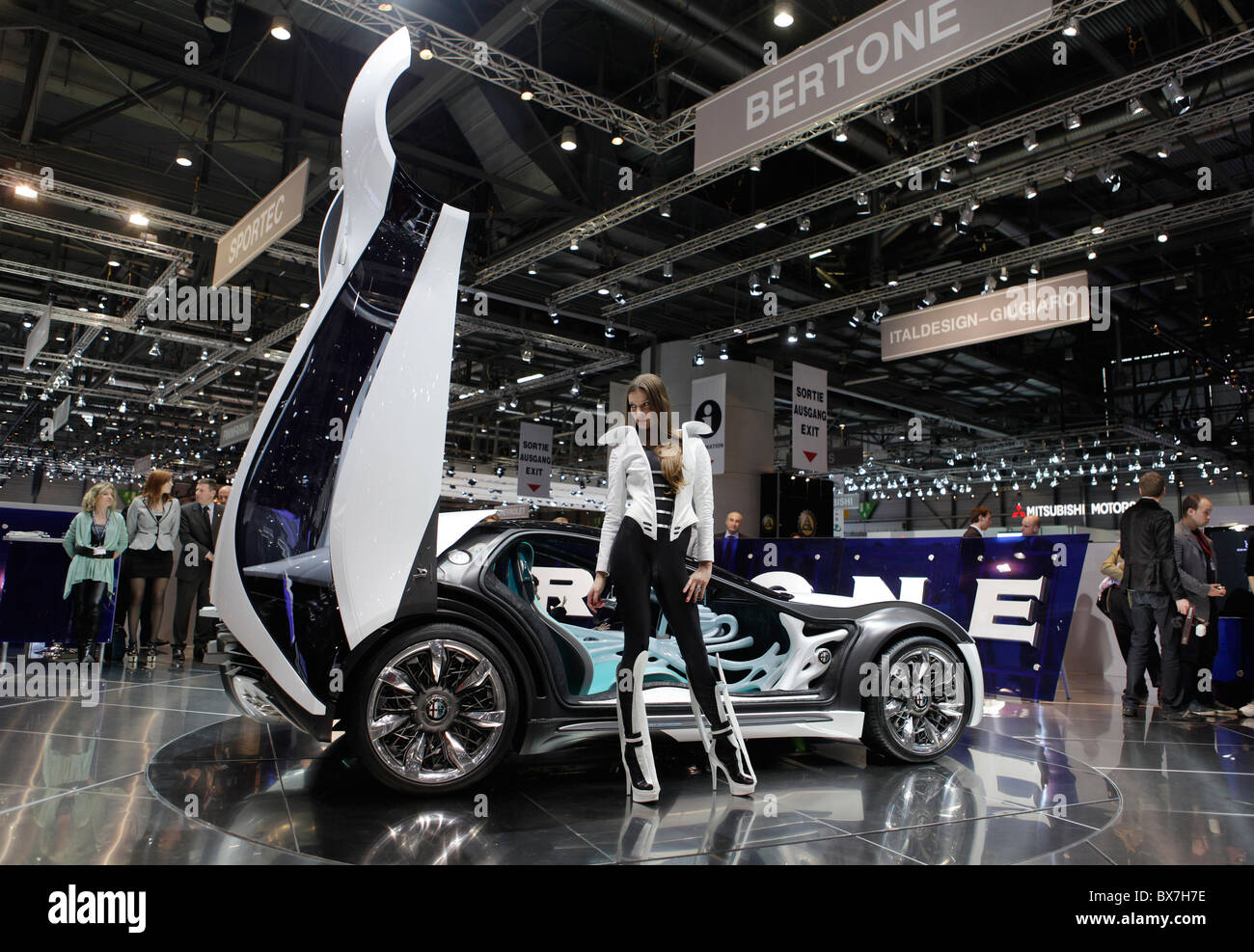 Bertone Pandon concept car at the 80th Geneva International Motor Show ...