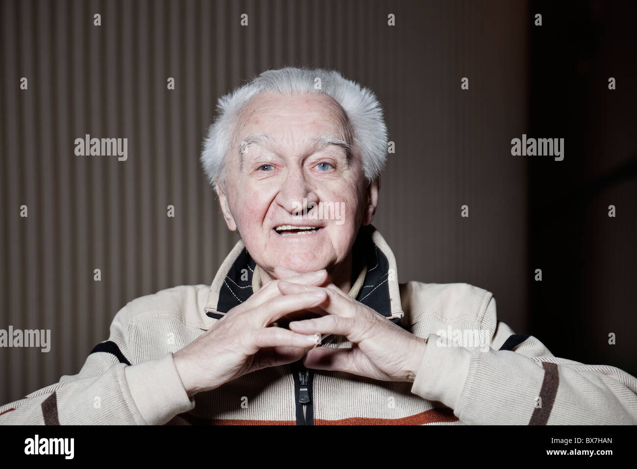 Milos Nesvadba, Czech artist and painter. (CTK Photo/Josef Horazny ...